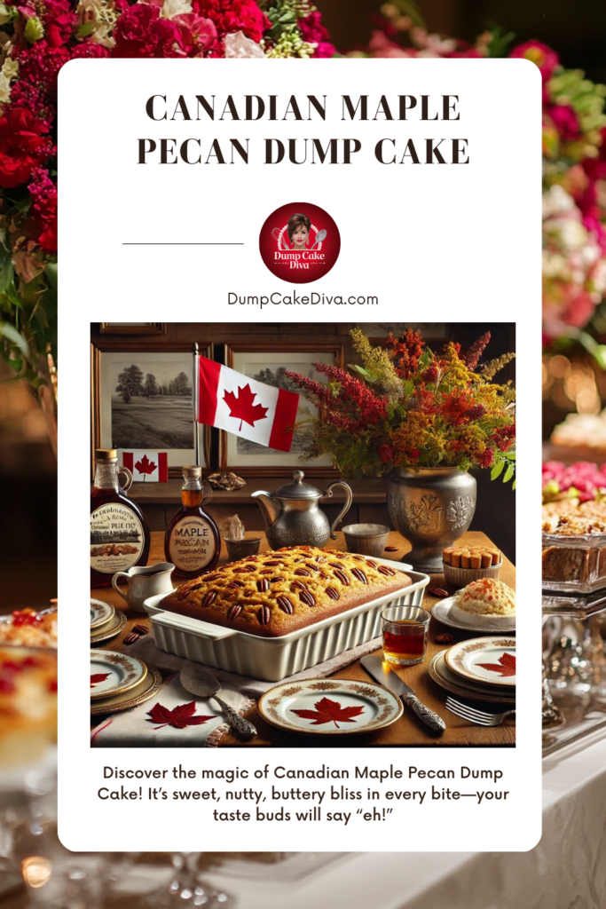 Canadian Maple Pecan Dump Cake - Dump Cake Diva